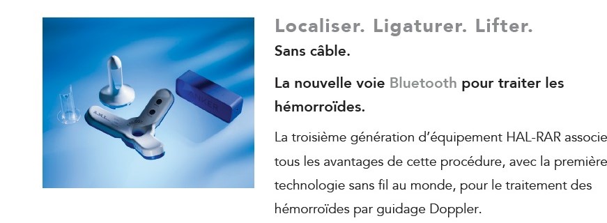 Hemorroides par HAL Doppler - Clinique chirurgie digestive royan